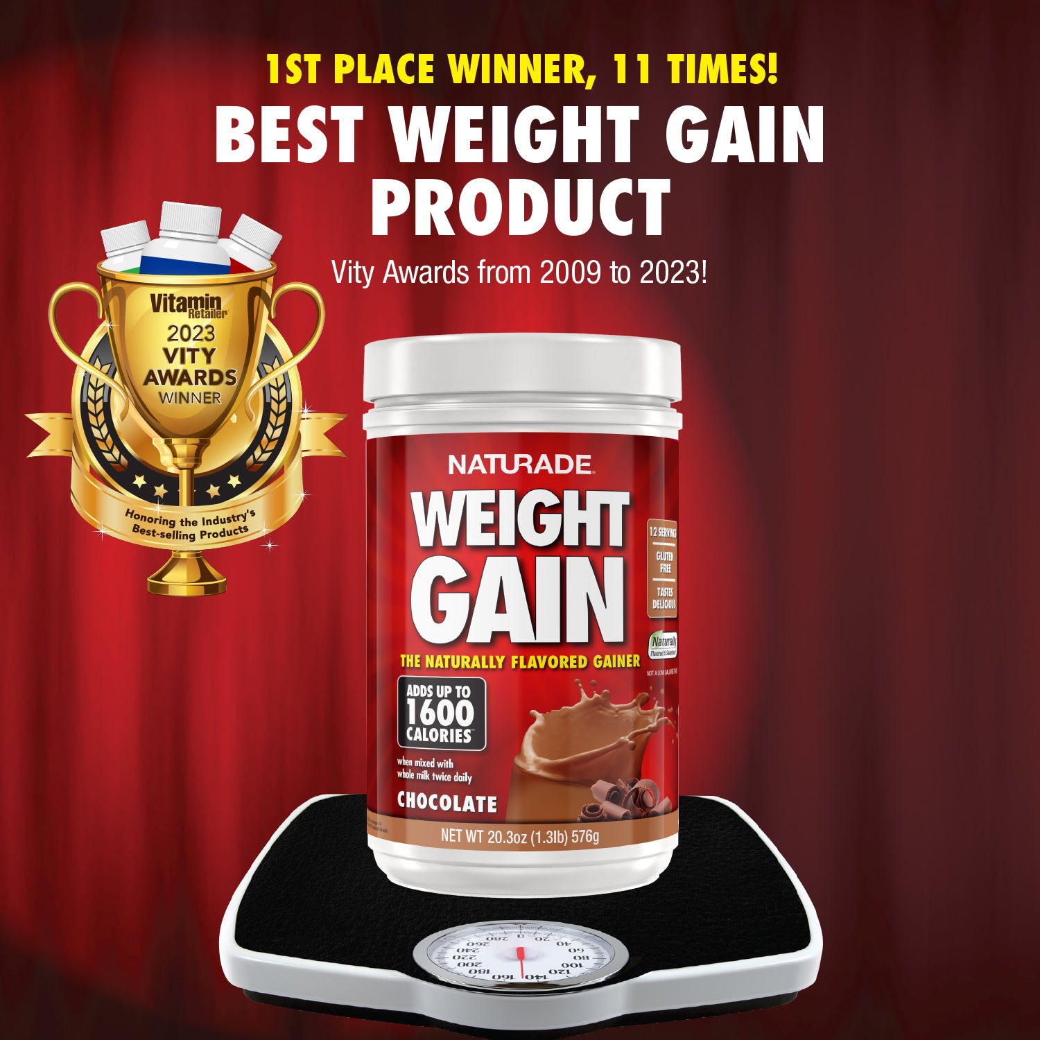 Weight Gain - Chocolate (24 Servings) – Naturade