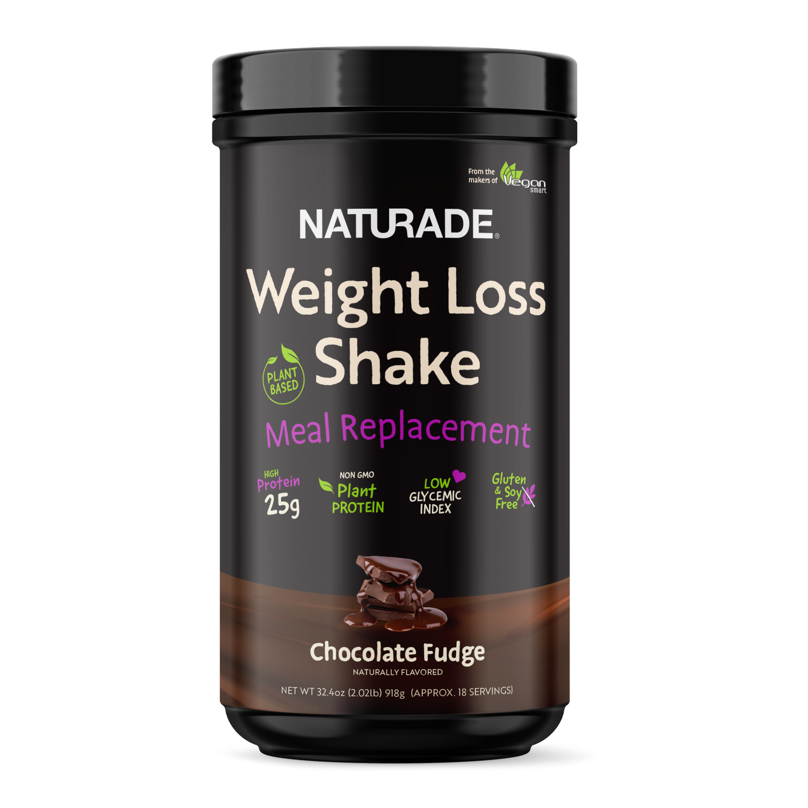 Weight Loss Shake Meal Replacement - Chocolate Fudge (18 Servings) – Naturade